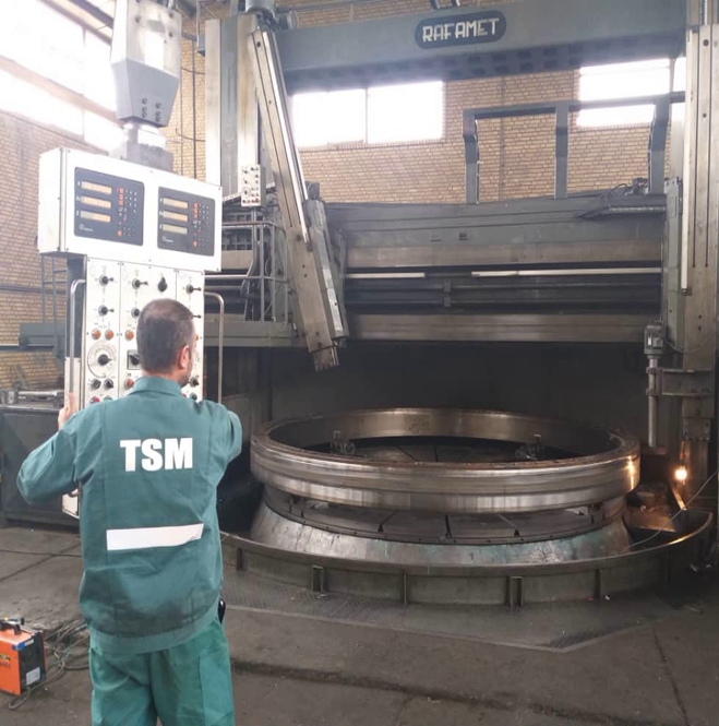 پروژه اورهال Main drive دستگاه TBM خط 3 مترو مشهد - Tunnel Saz Machine