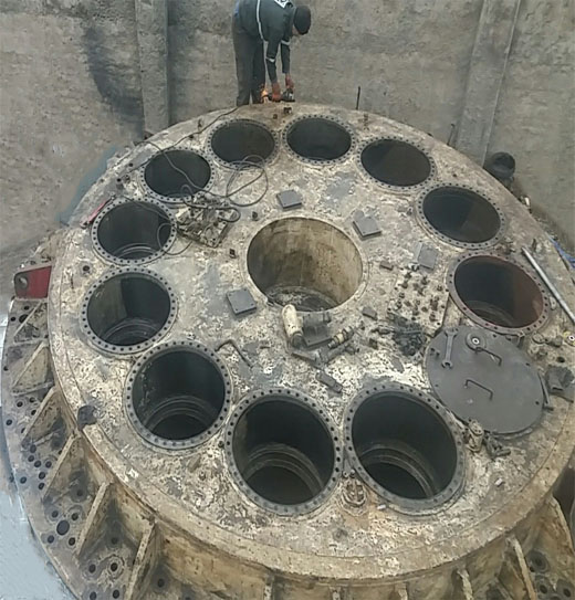 پروژه اورهال Main drive دستگاه TBM خط 7 مترو تهران - Tunnel Saz Machine